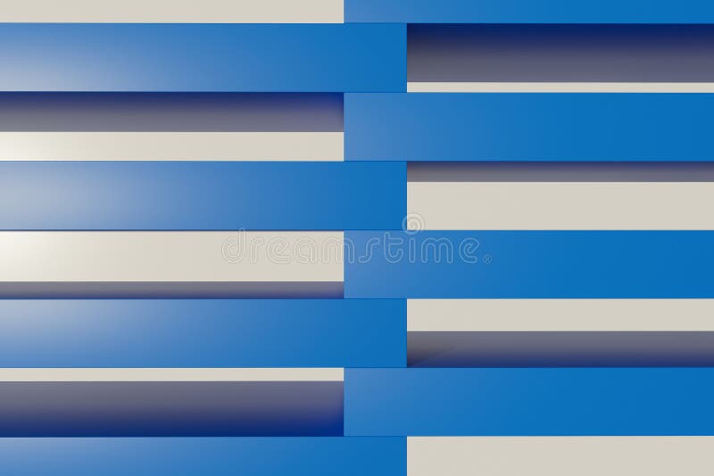 3d Render Illustration a Blue and White Striped Wall with a Blue and ...
