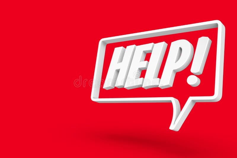 3d Render Illustration of Comic Word on Red Toned Background Stock ...