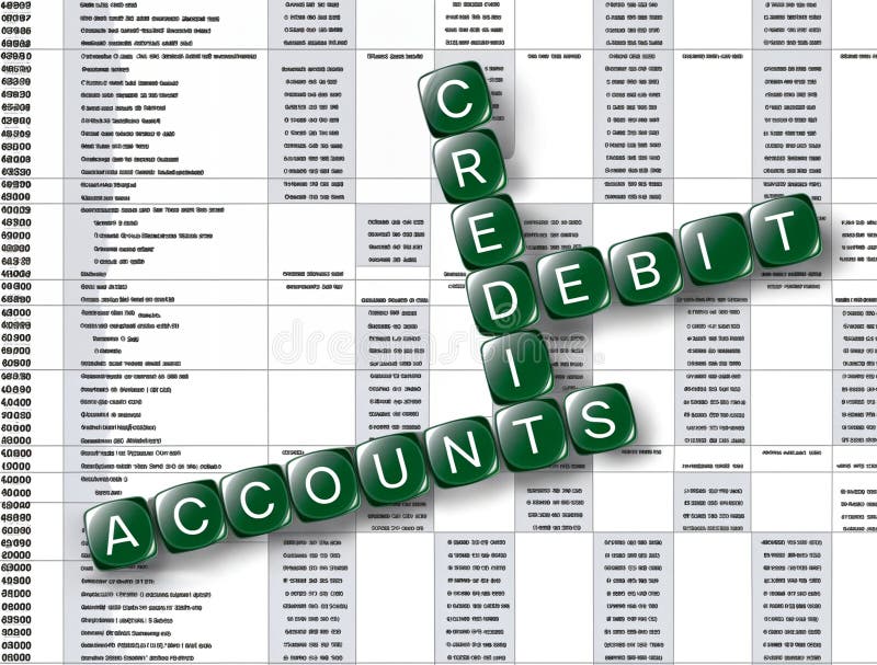 3d Concept of Accounting Word Tags Stock Illustration - Illustration of ...