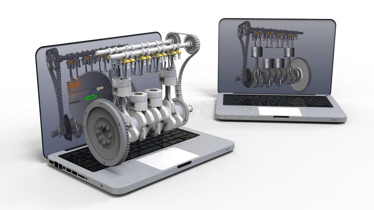 Inline Engine Stock Illustrations – 94 Inline Engine Stock ...