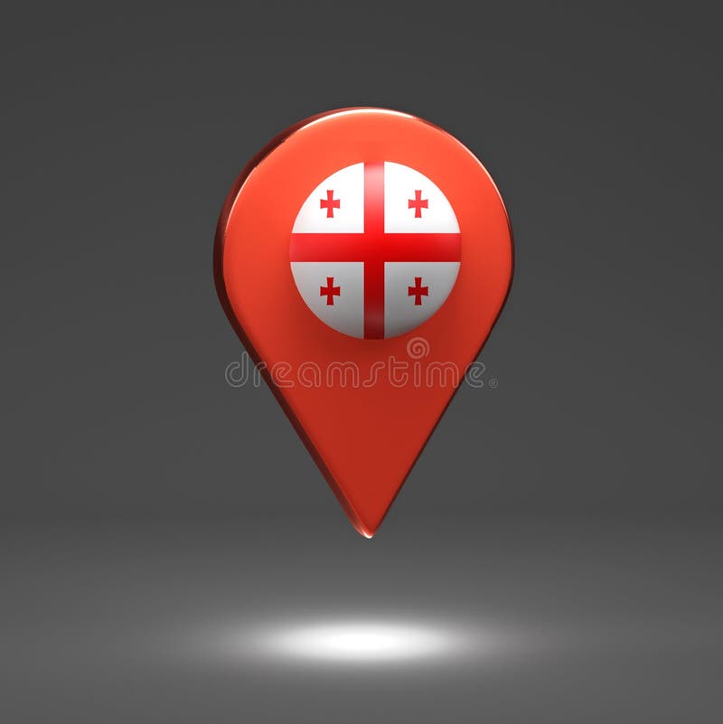 Flag of Georgia.Georgia Icon Vector Illustration Stock Vector ...