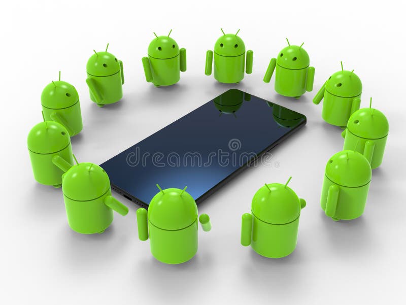 Android robots editorial photo. Illustration of robots - 19520536