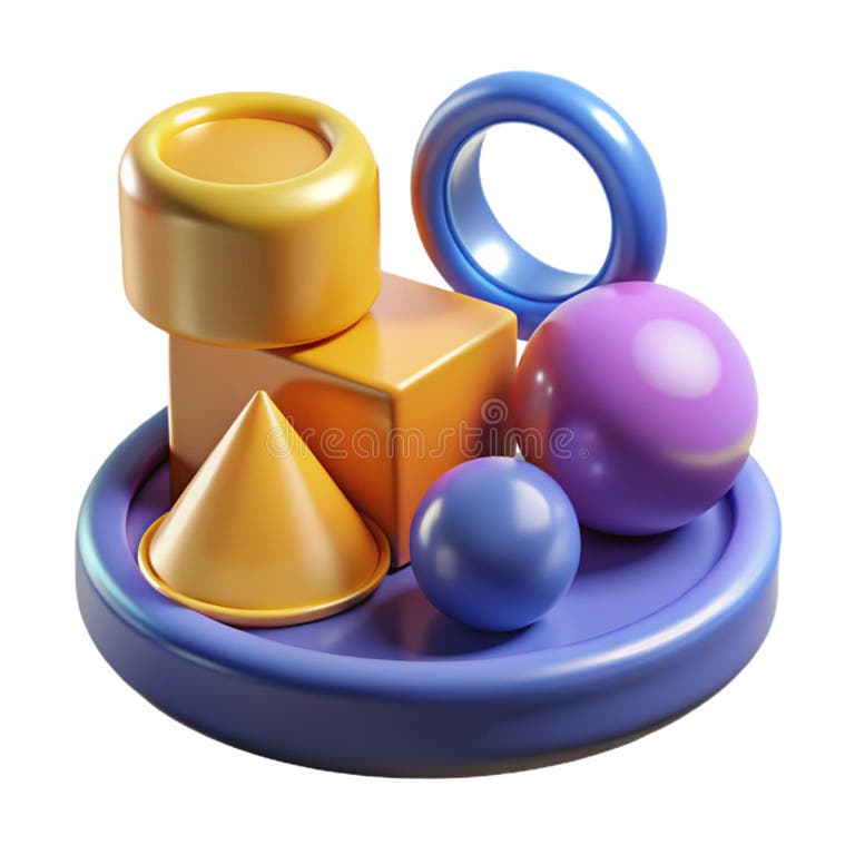 3D Render Illustration of Objects High-quality Assets for Design and ...