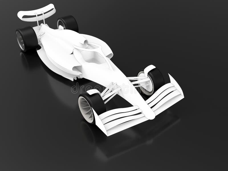 3D Render - F1 Racing Car Chassis Finite Element Analysis Stock ...