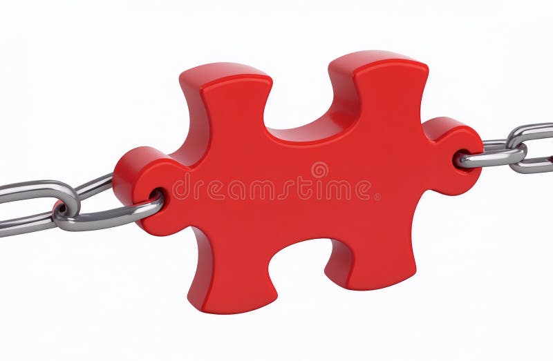 3d Render Illustration for Symbolizing the Absence of a Connection. a ...