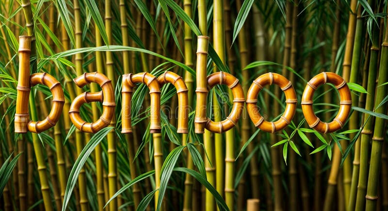Bamboos Letters Stock Illustrations – 3 Bamboos Letters Stock ...