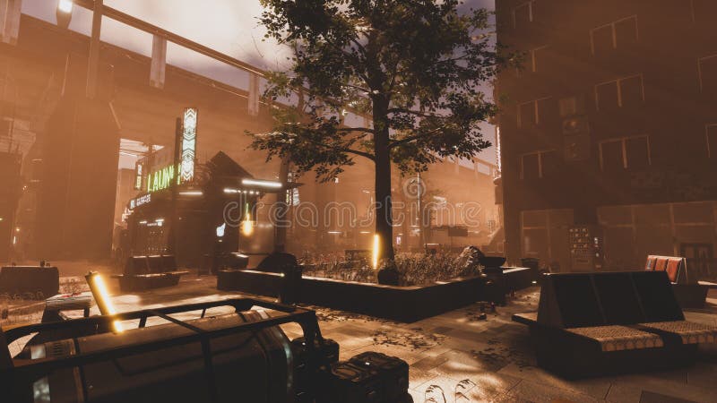 Computer Designed Natural Landscape with Forest Environment 3D Render ...