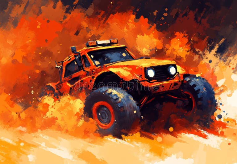 A 3D Render Image Captures a Mars Rover, an Autonomous Robotic Space ...