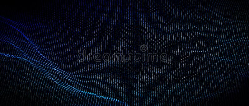 Render Image of Dotted Wave Background Stock Illustration ...