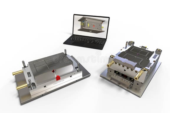 Injection Plastic Mold Stock Illustrations – 137 Injection Plastic Mold ...