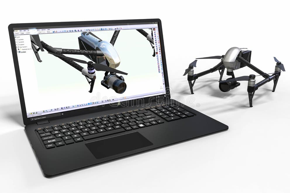 Computer Aided Design with 3D Software. Computer Aided Design of a ...