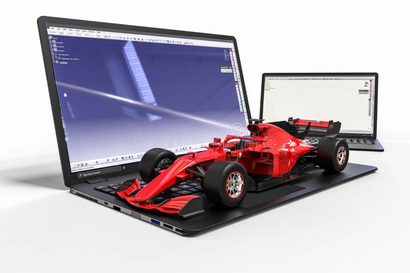 Computer Aided Design with 3D Software. Computer Aided Design of a Race ...