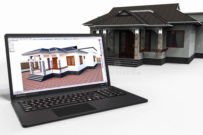 Computer Aided Design with 3D Software. Development of a House with the ...