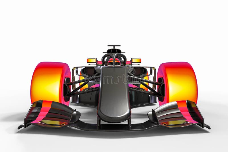 Computer Aided Design with 3D Software. Formula One Stock Illustration ...