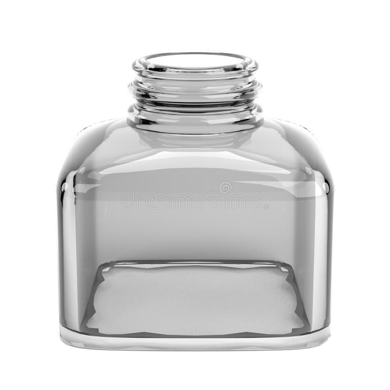 3d render of inkpot stock illustration. Illustration of bottle - 39893481
