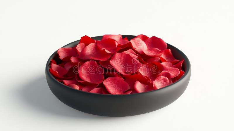 High Quality 8K Realistic 3D Render of Falling Rose Petals Stock ...
