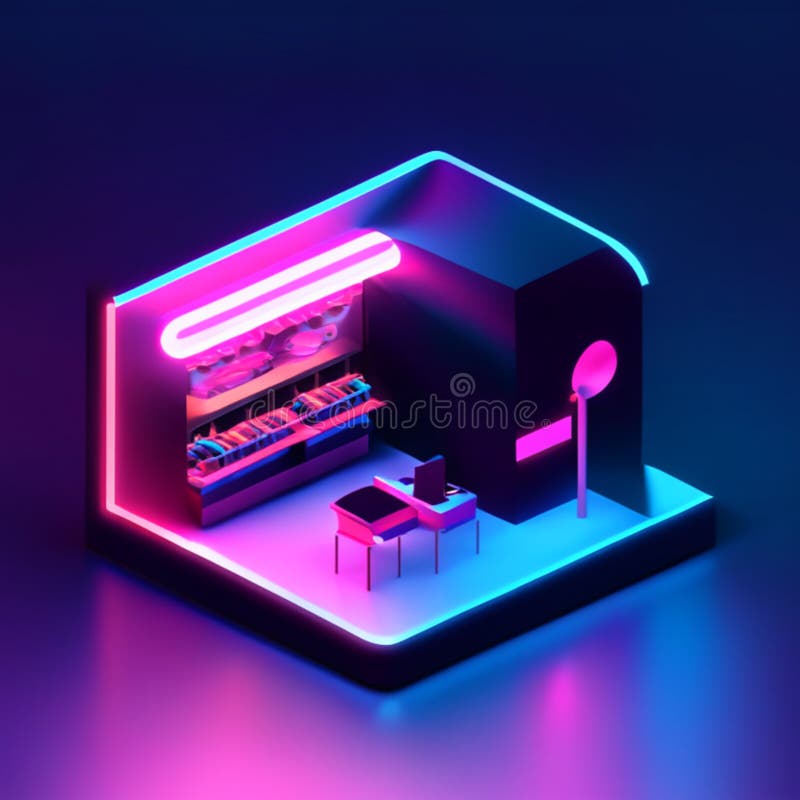 Neon Bar Counter Stock Illustrations – 779 Neon Bar Counter Stock ...