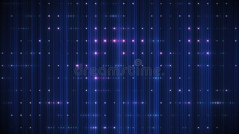 3d Render Led Red and Blue Background Shine Stock Illustration ...