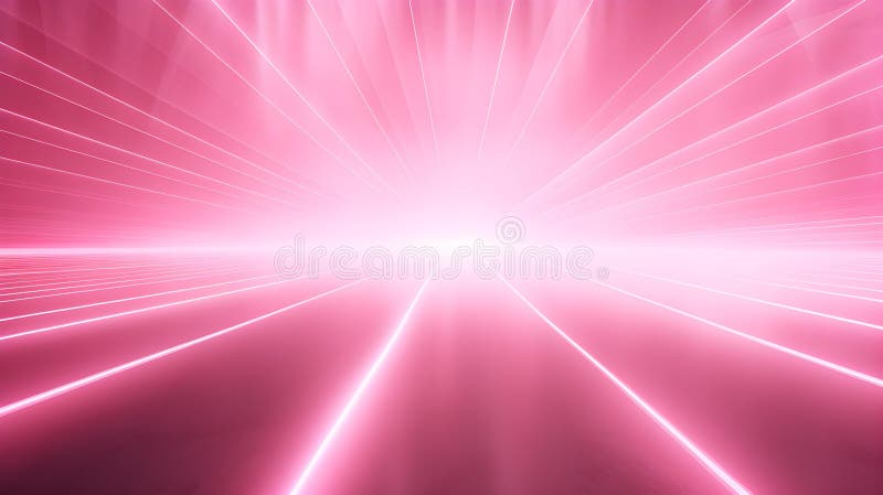 3D Render of Light Pink Light Rays. Abstract Background Stock ...