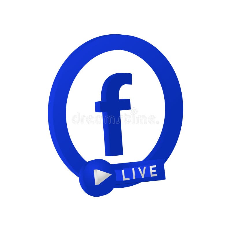 Facebook Icon Live Stock Illustrations – 370 Facebook Icon Live Stock ...