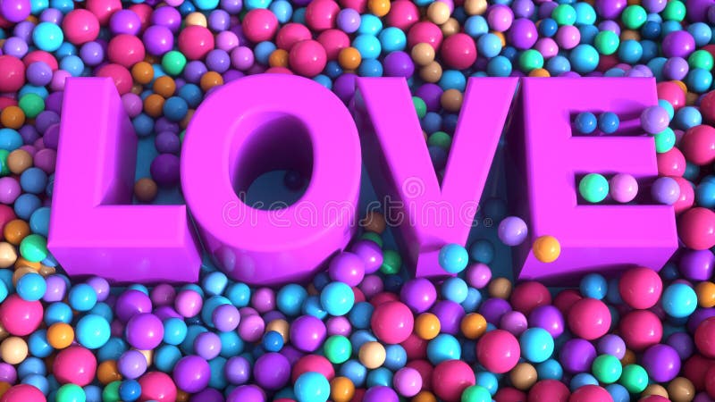 Love Balls stock illustration. Illustration of care, romance - 14734904