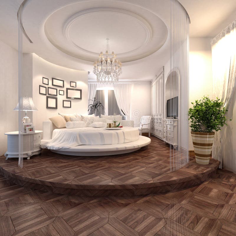 3d render hotel room stock illustration. Illustration of architecture ...