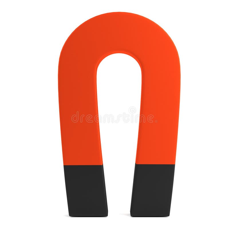 3d render of magnet stock illustration. Illustration of realistic ...
