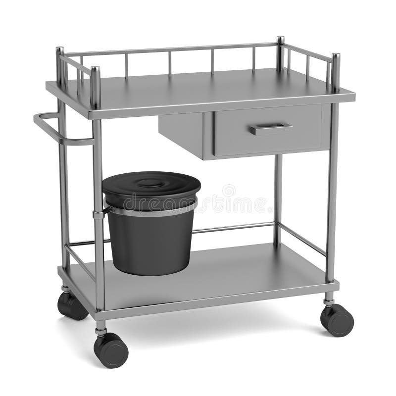 3d render of medical table stock illustration. Illustration of medical ...