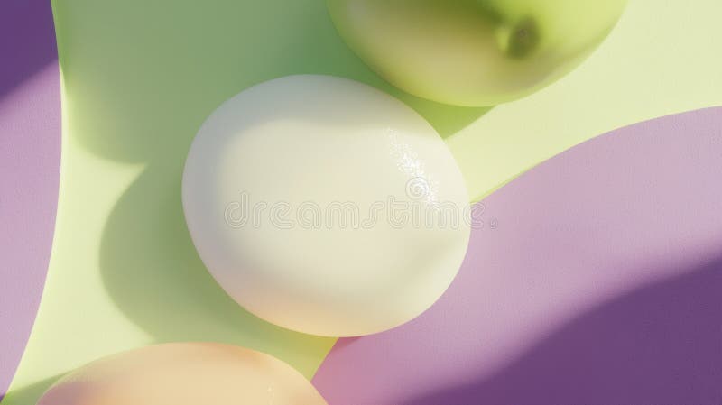 3d Render of a Minimal and Modern Aesthetic Composition with Spheres ...