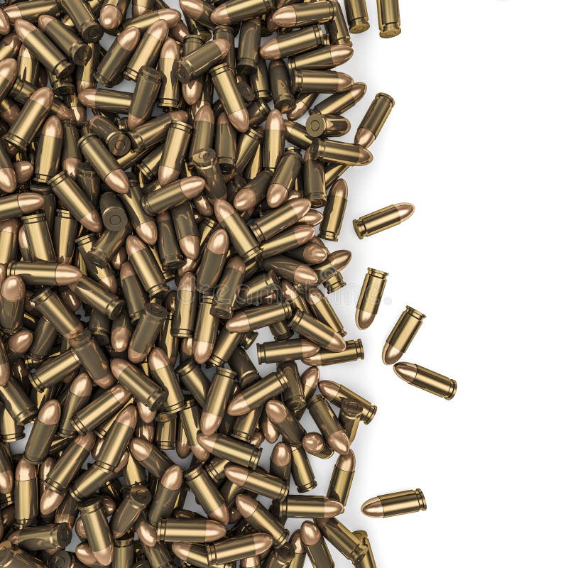 Bullets pile stock illustration. Illustration of ammunition - 30244086