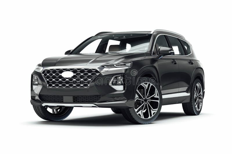 3d Render of Luxury SUV Car Stock Illustration - Illustration of ...