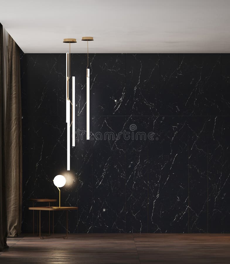 Minimalist empty room stock illustration. Illustration of space - 286876797