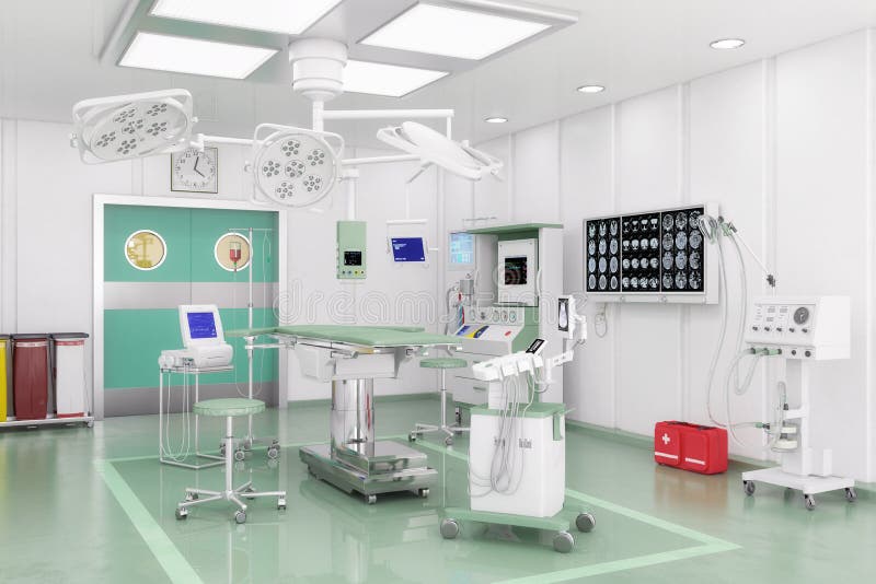 Modern operating theatre stock photo. Image of light, equipment - 5166204