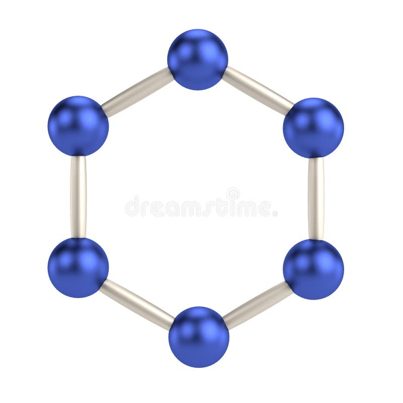 3D Render Molecule stock illustration. Illustration of chemistry - 2277816
