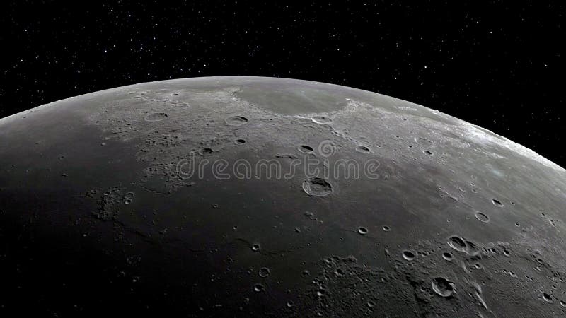 3d Illustration of the Moon. Elements of this Image Furnished by NASA ...