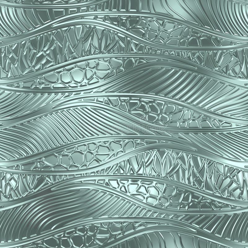 Colored Glass Seamless Texture for Window, 3d Illustration Stock ...