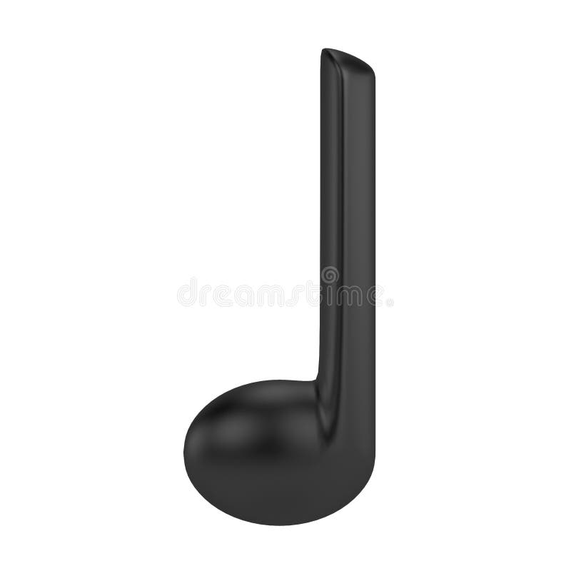 3d render of music sign stock illustration. Illustration of model ...