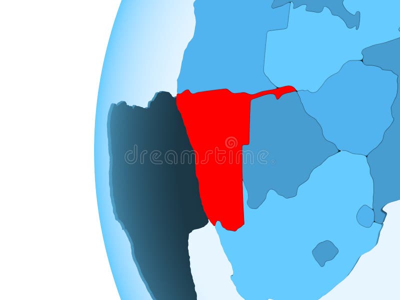 Map of Namibia stock illustration. Illustration of travel - 124776686