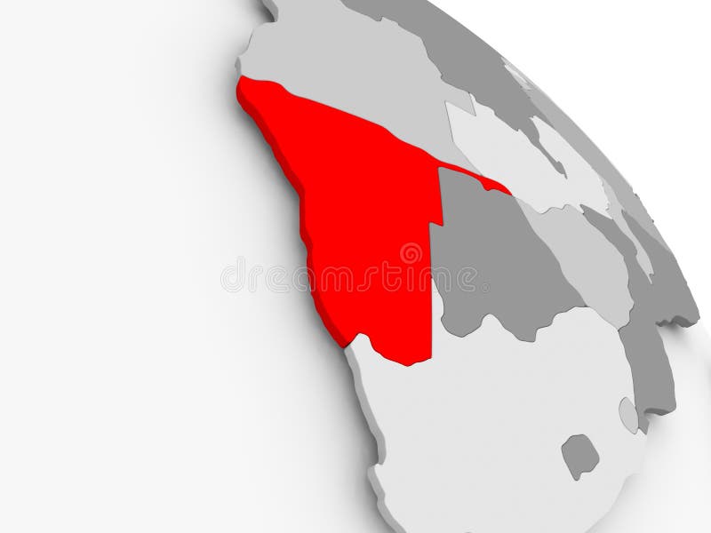 Map of Namibia stock illustration. Illustration of namibian - 102584634