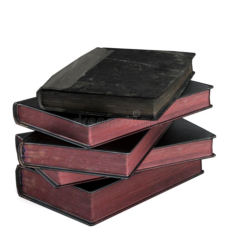 3d render of old books stock illustration. Illustration of knowledge ...