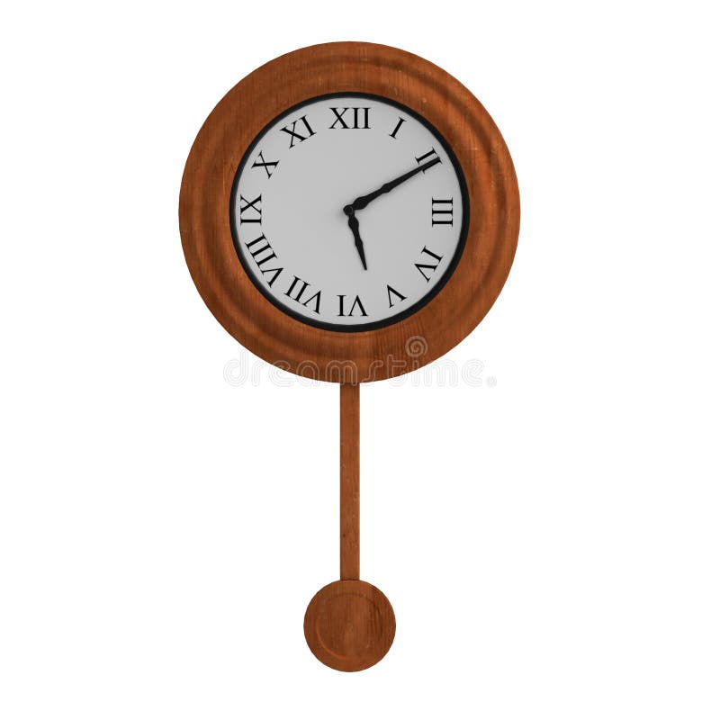 3d render of old clock stock illustration. Illustration of render ...