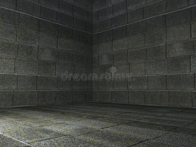3D stone room interior stock illustration. Illustration of room - 106063825