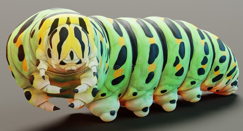 Realistic Caterpillar Stock Illustrations – 563 Realistic Caterpillar ...
