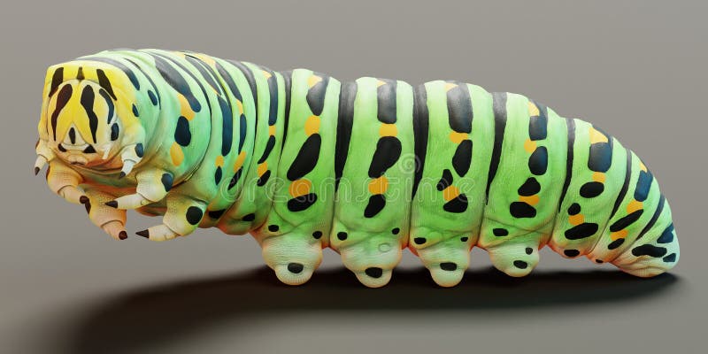 Caterpillar Realistic Stock Illustrations – 590 Caterpillar Realistic ...