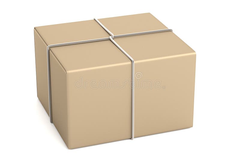 3d render of package stock illustration. Illustration of render - 39095851