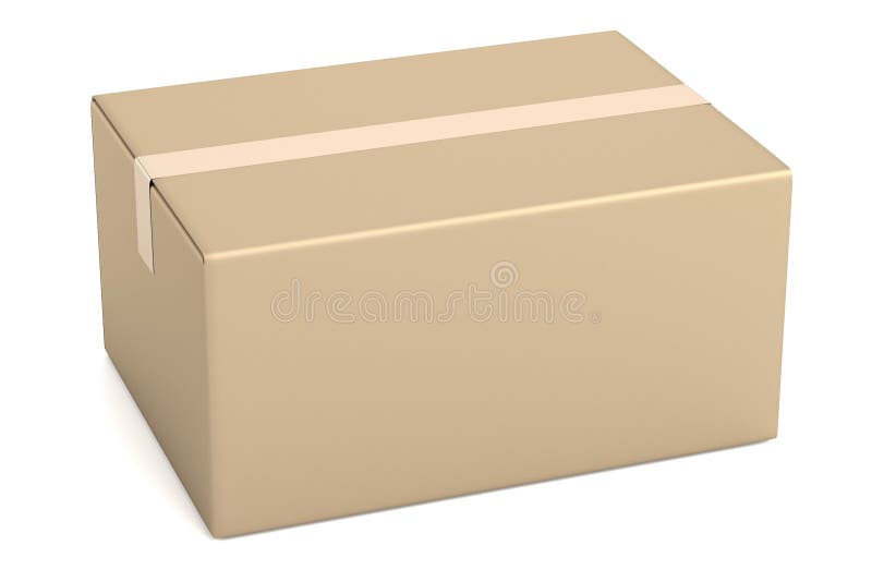 3d render of package stock illustration. Illustration of render - 39461087