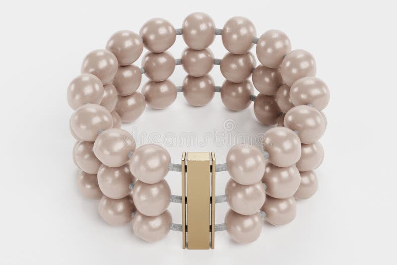3D render of with Pearl stock illustration. Illustration of aquatic ...