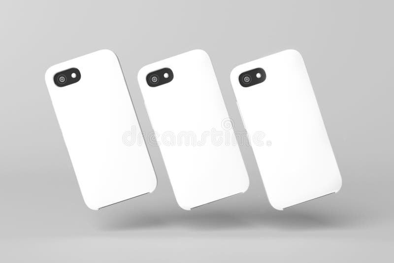 3d Render Phone Case Mockup for Place or Design, Seamless, Pattern ...