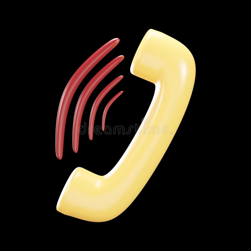 Phone Ring 3d Icon Stock Illustrations – 1,394 Phone Ring 3d Icon Stock ...
