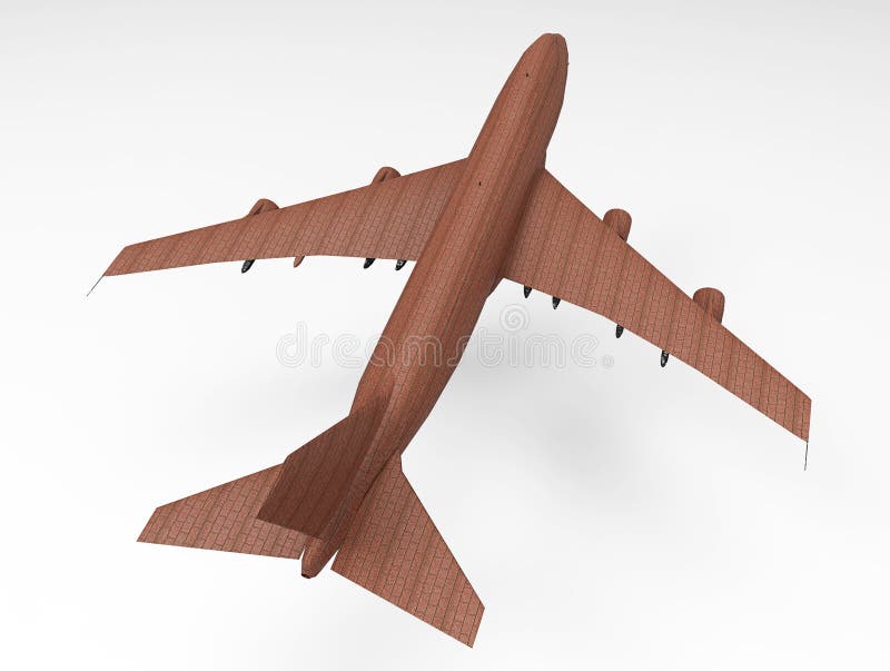 3D render plane stock illustration. Illustration of airshow - 93175106